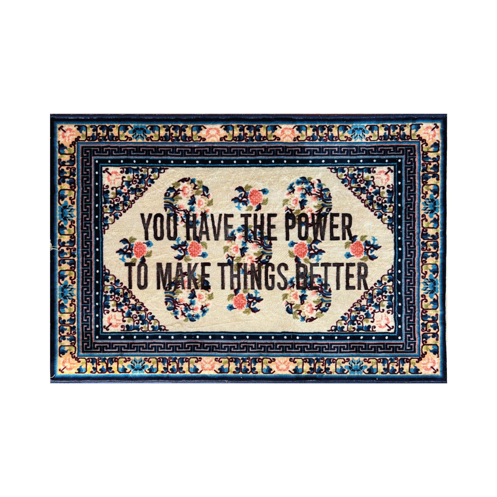 Burnt Carpet YOU HAVE THE POWER - 180x120 – SELETTI